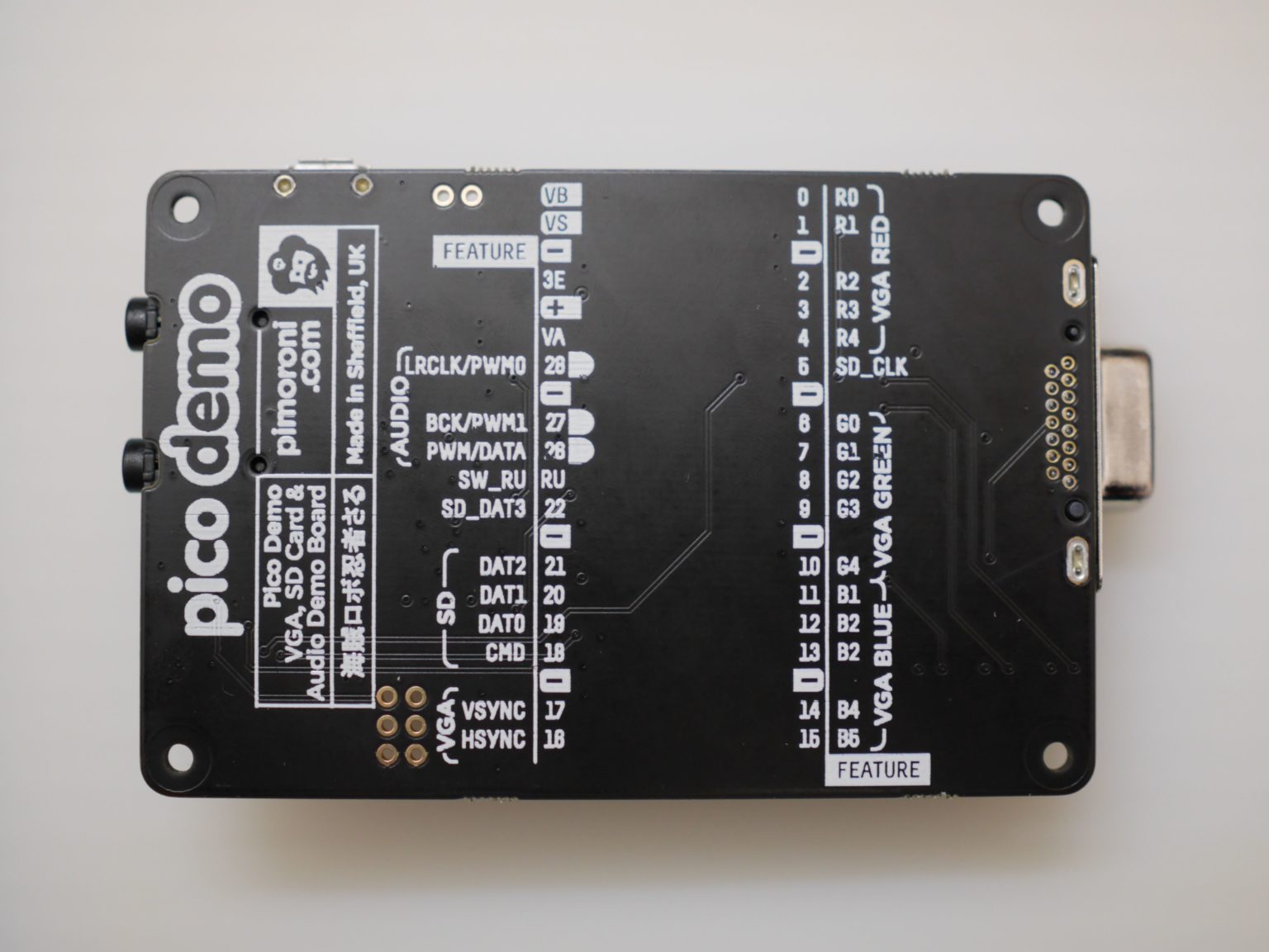 pimoroniのRaspberry Pi Pico用VGA demo boardを動かしてみた – 楽しくやろう。