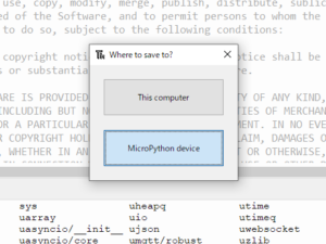 M5StickCでMicroPython（本家ESP32版＋Thonny編） – 楽しくやろう。